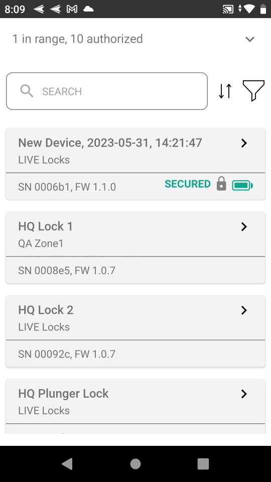 LIVE Access Mobile Accessing LIVE Locks – InVue Help Center