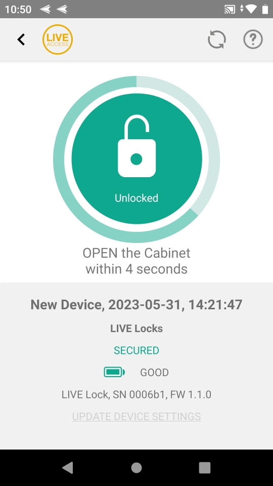 LIVE Access Mobile Accessing LIVE Locks – InVue Help Center