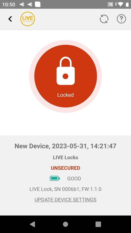 LIVE Access Mobile Accessing LIVE Locks – InVue Help Center
